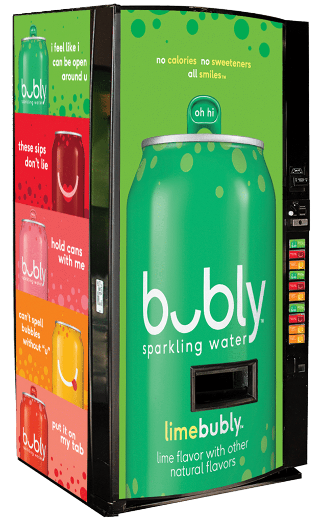 PepsiCo Introduces Bubly Vending Machines