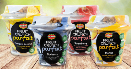 Del Monte Launches Non-Dairy Fruit Crunch Parfait