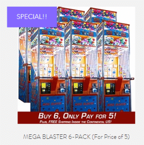 MEGA BLASTER – ARCADE VENDING MACHINE
