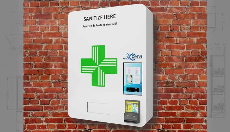 Custom Wall Mounted Vending Machines Save Space, Vends Small Products
