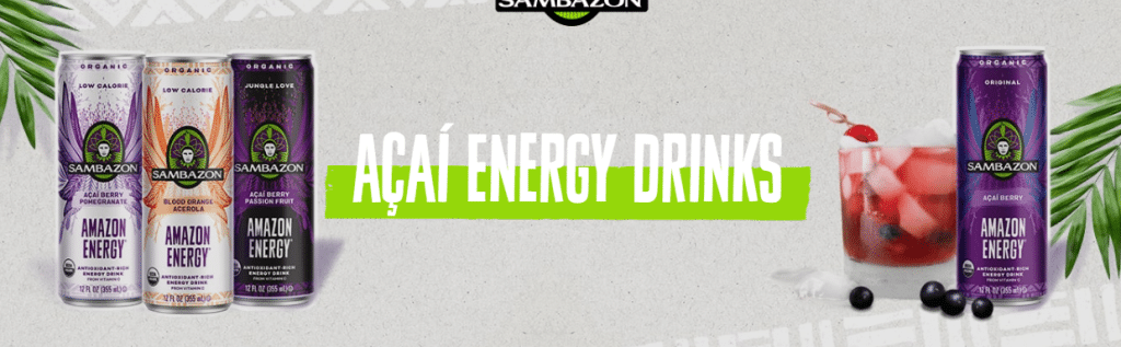 Sambazon Organic Energy Drinks