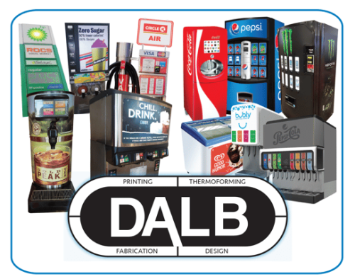 Dalb Offers Custom Printed Graphics For Vending Equipment