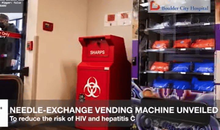 Needle-Exchange Vending Machine Unveiled