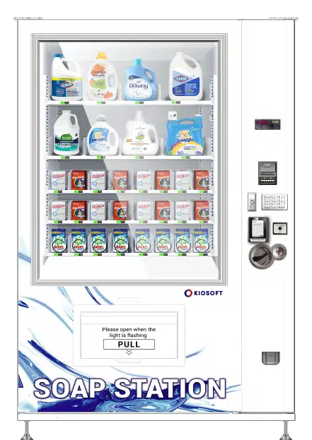 Soap Station Prime Vending Machine, by KioSoft