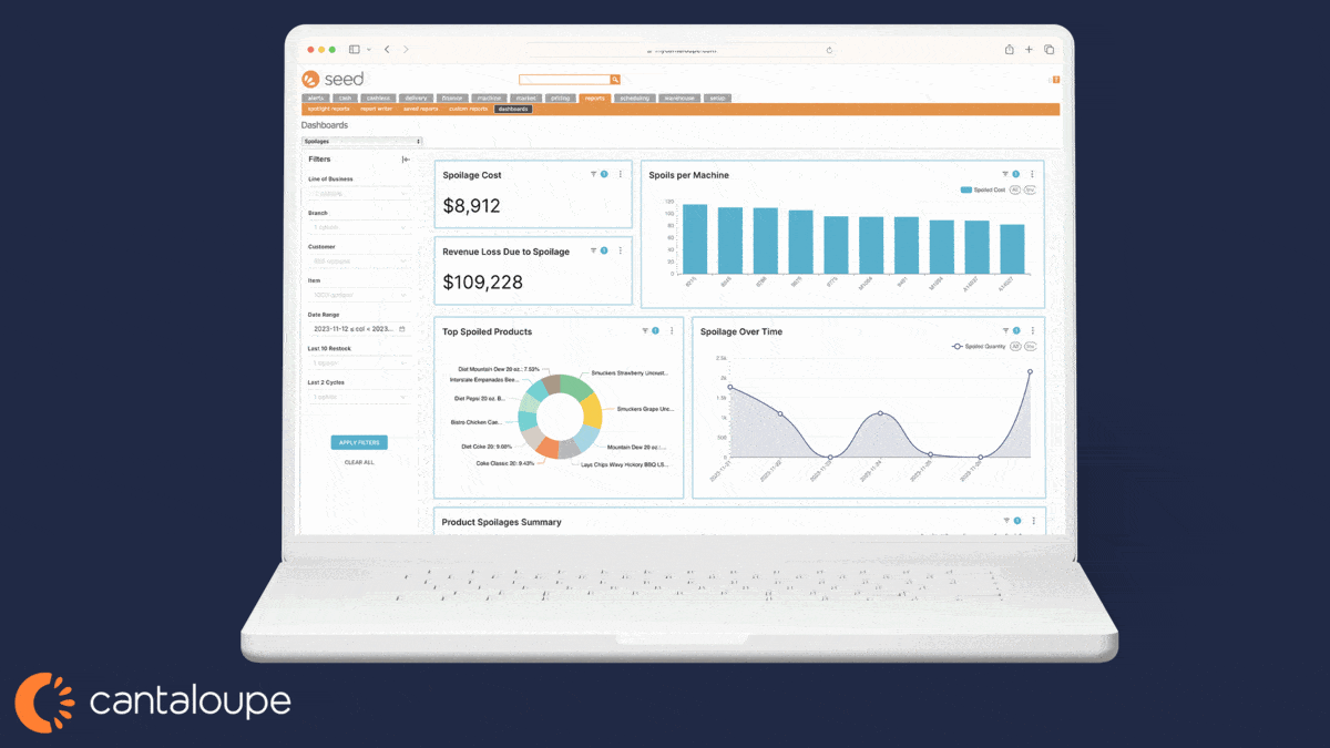 Cantaloupe Enhances Self-Service Business Operations with its New Seed Analytics