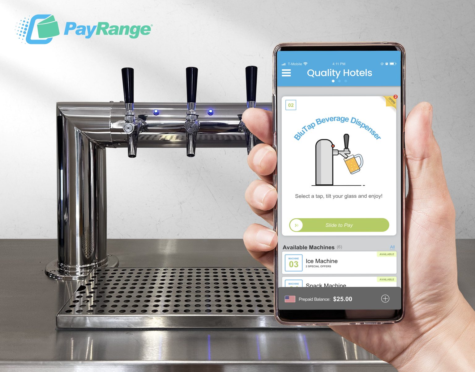 PayRange Wins ‘Best Vending Solution’ Award for BluTap™ Self-Pour ...