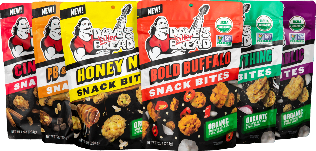 Dave’s Killer Bread Expands Snack Line with Organic Snack Bites
