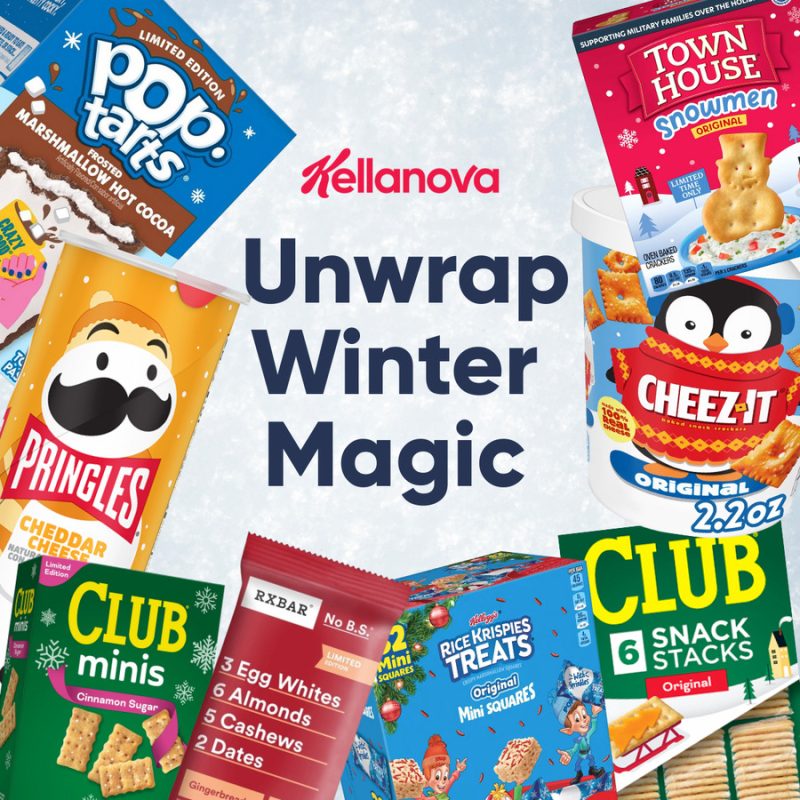 Kellanova Unwraps Holiday Magic with Festive Flavors and Packaging