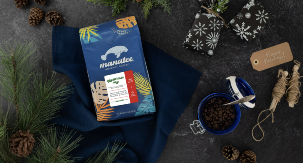 Manatee Coffee Dives Into the Holidays with Two Seasonal Roasts
